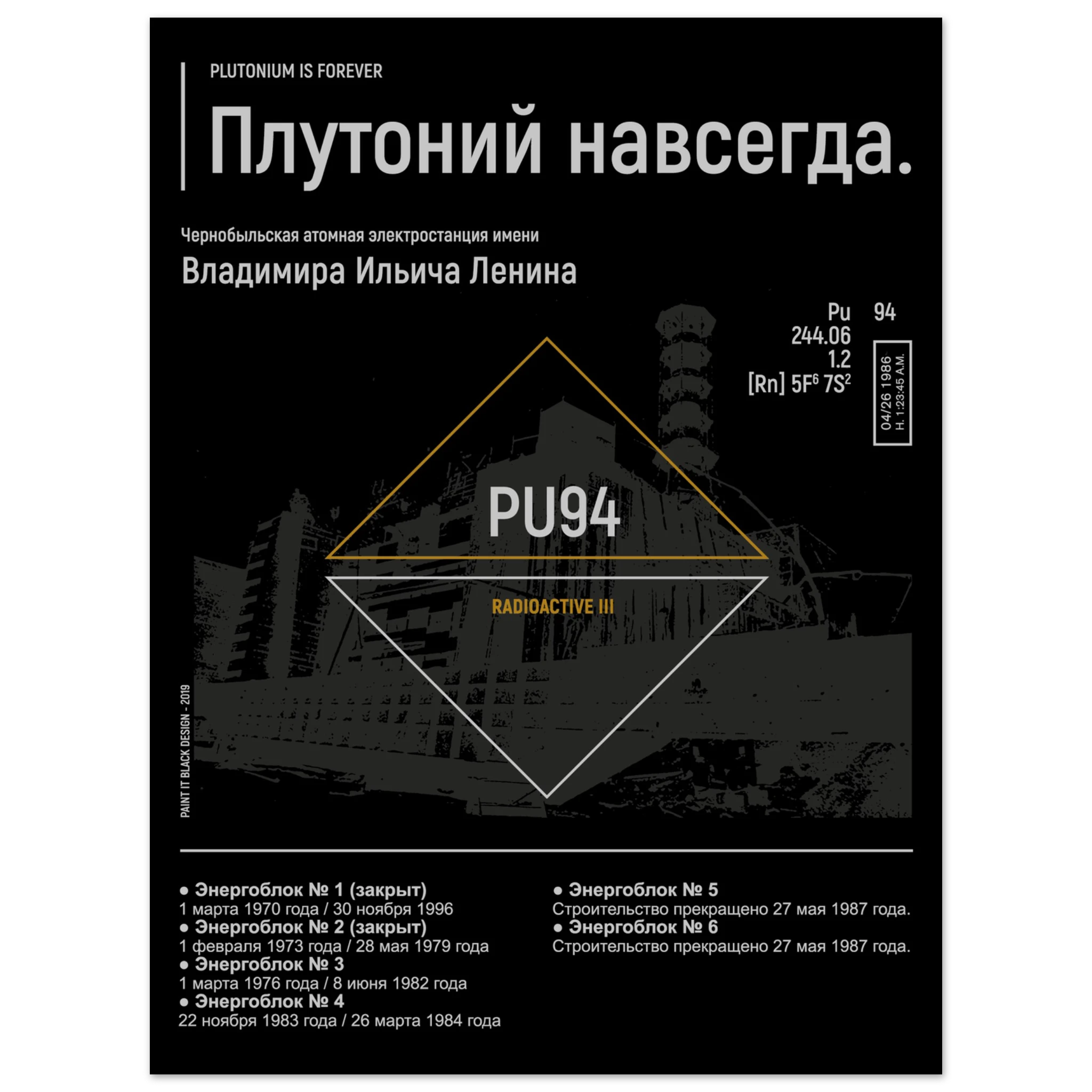 Chernobyl Disaster - Fine Art Print